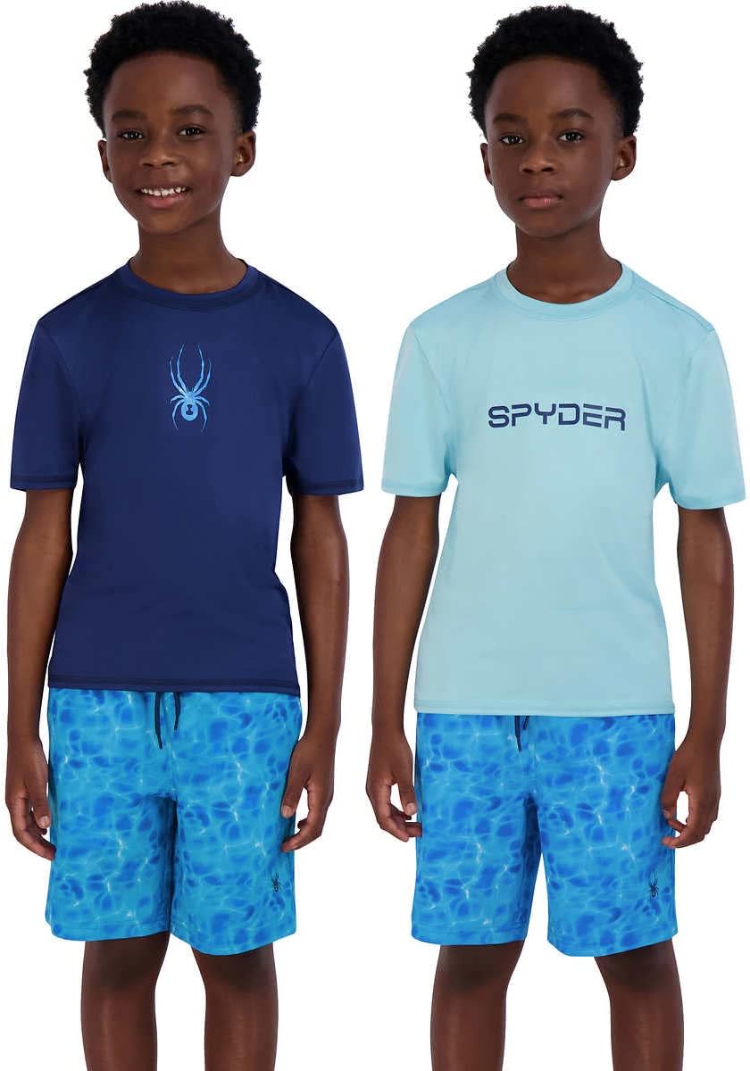 Spyder Boys 3-piece Swim Set (Blue, M) : Amazon.ca: Clothing, Shoes ...