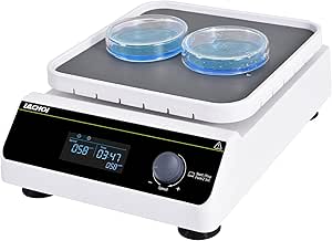 Amazon.com: LACHOI LCD Linear Shaker 40-300RPM Capacity 2KG Lab Shaker with Timer Digital Linear ...