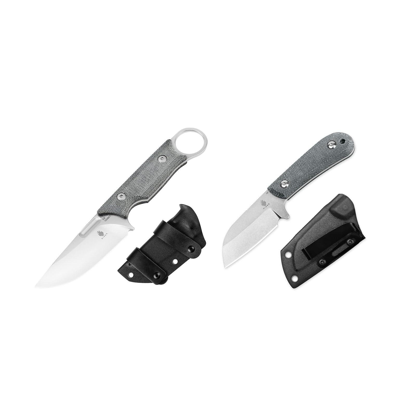 Amazon.com : Kizer Cabox Bundled with Deckhand Fixed Blade Knife ...