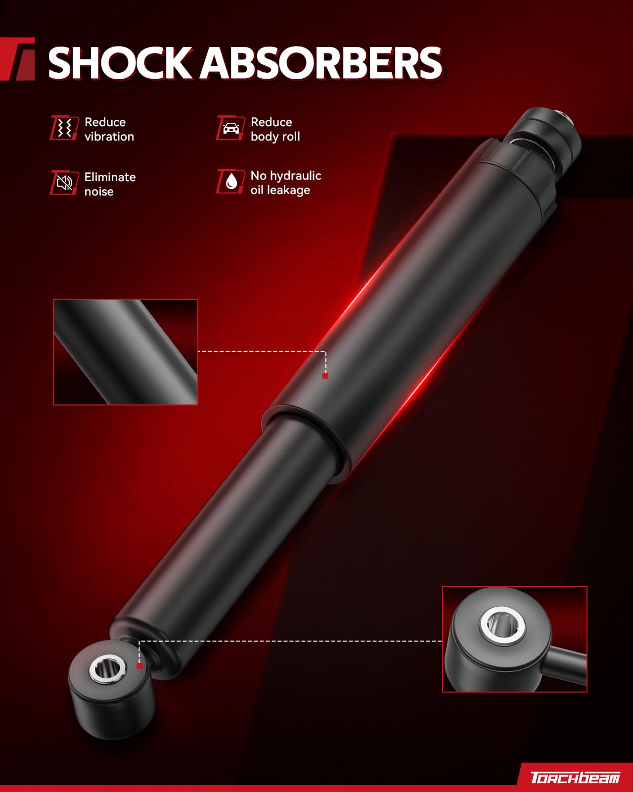 Snapklik.com : Rear Shocks Absorber Struts Amortiguadores Traseros ...