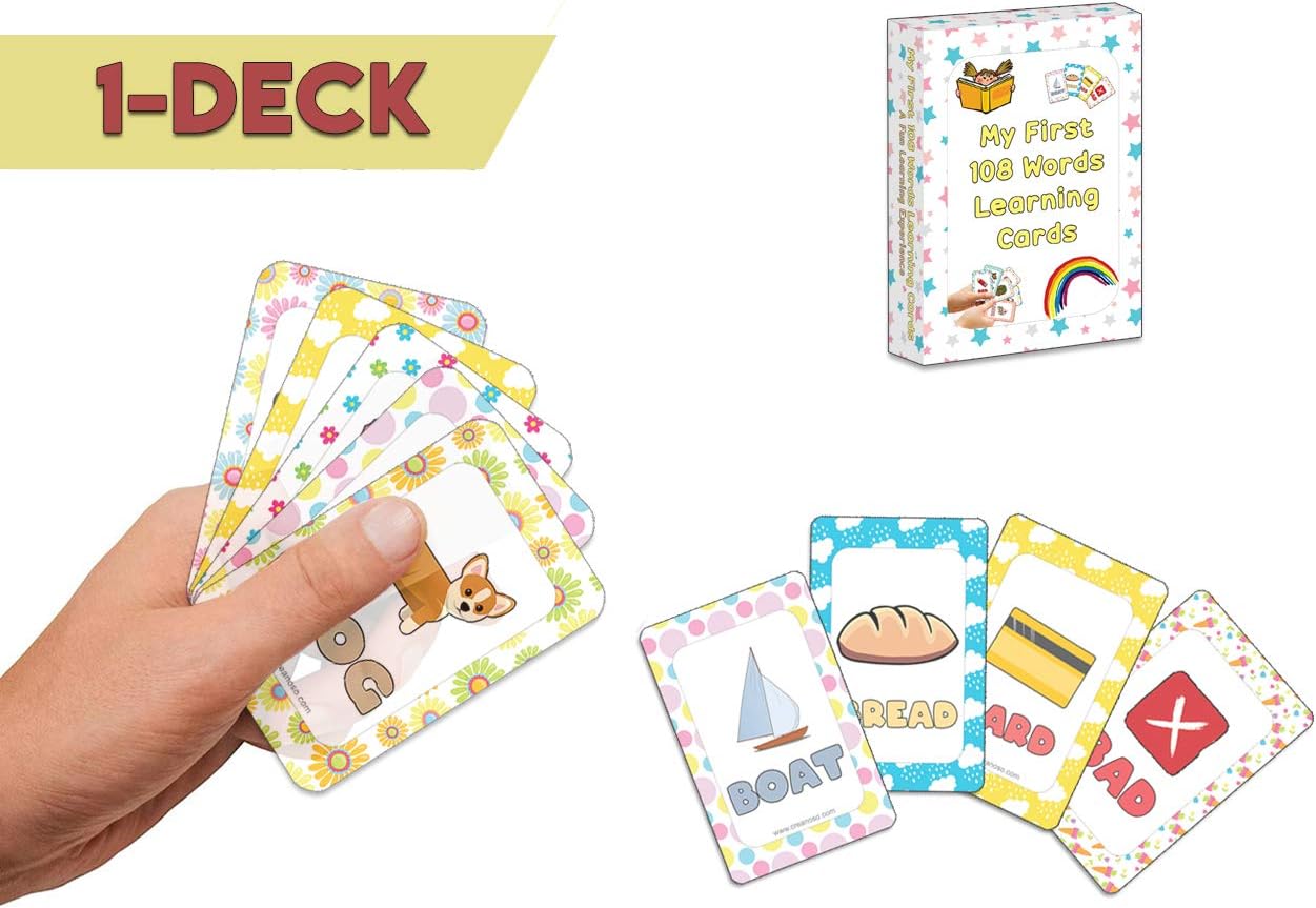 Tarjetas educativas de aprendizaje para niños (1 baraja) – Yaxa Colombia