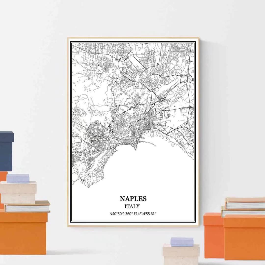 Printable Map Of Naples Italy Map Of Map Of Naples Downtown (Italy) In