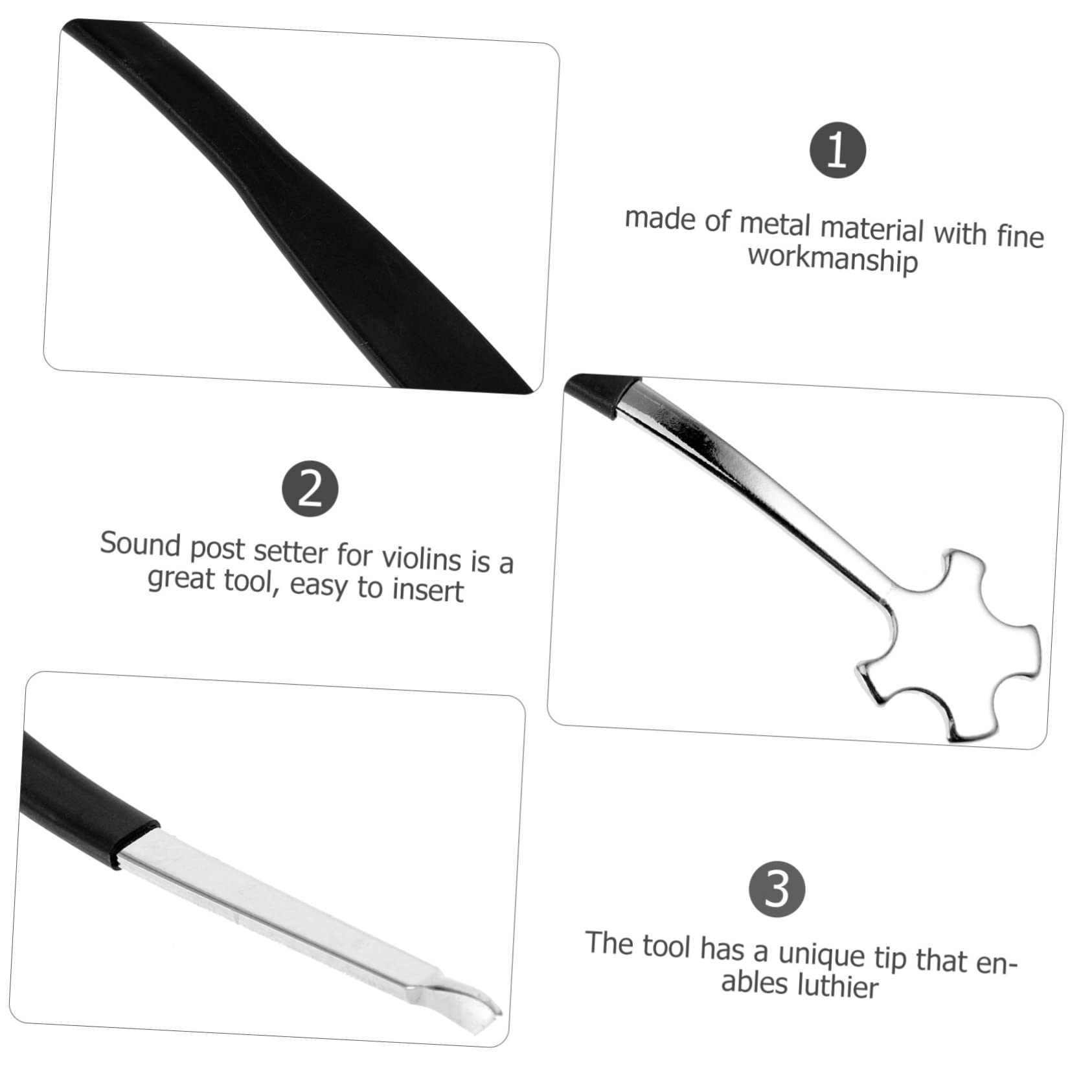 Snapklik.com : Violin Sound Post Setter Tool Metal Column Hook For ...
