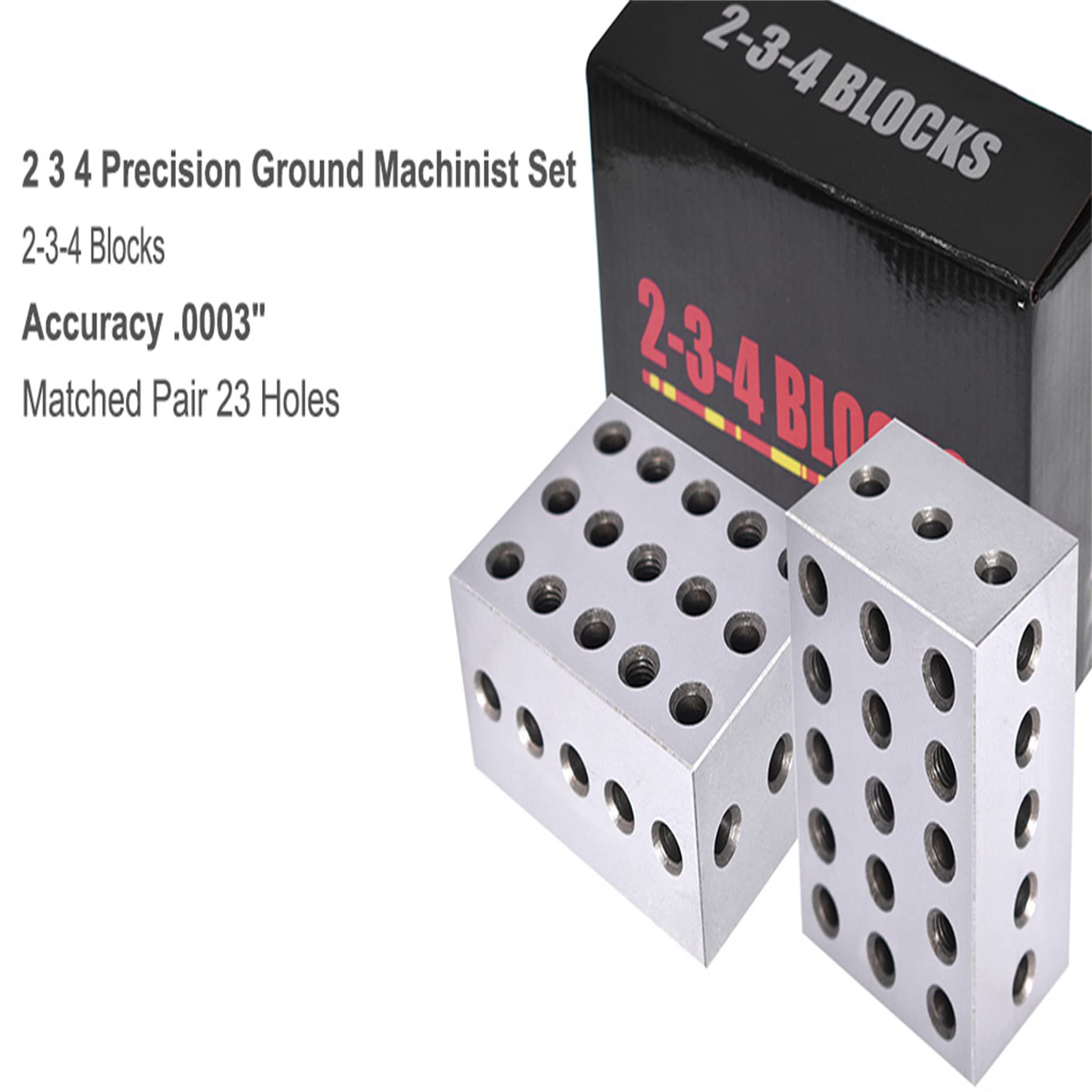 Case Hardened Blocks Matched Pair 1-2-3 Blocks - Precision Ground ...