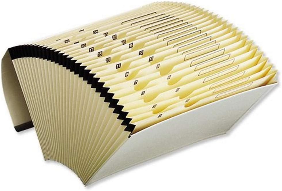 5 Star Office Economy Expanding File with Flap 31 Pockets 1-31 Foolscap ...