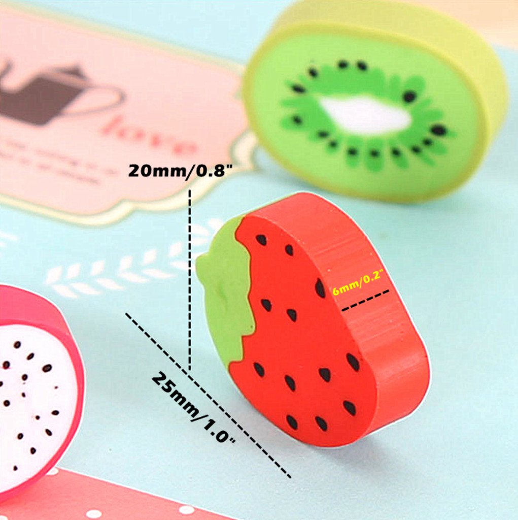 Birthday Pencils For Students CJiangpo 60Pcs Bubble Tea Mini Eraser For ...