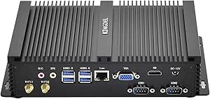 KINGDEL Mini Gaming PC, 8th Gen Core i5-8250U Fanless Computer, W-11 ...