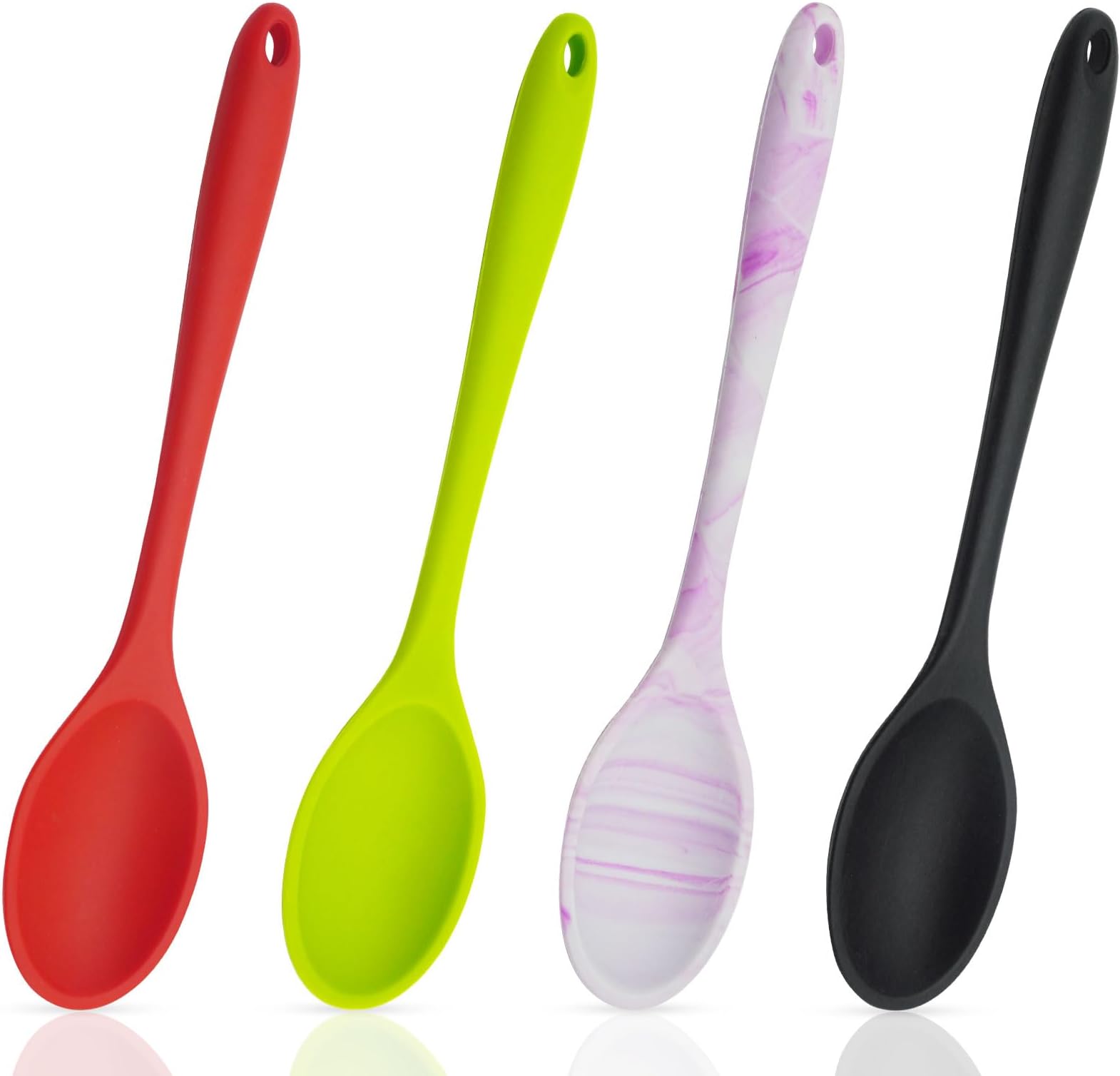 Amazon.com: Chef Craft Select Plastic Spoon Set, 10-14.5 inch 4 Piece ...