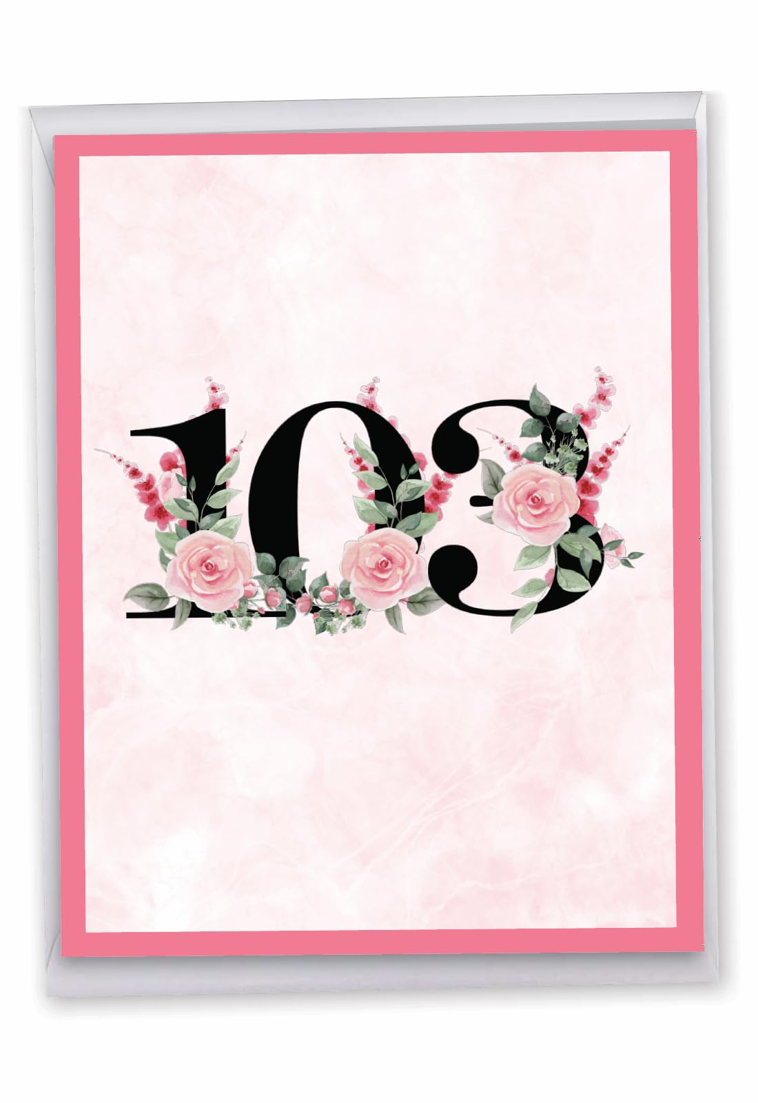 Amazon.com: NobleWorks Jumbo 103th Milestone Birthday Greeting Card 8.5 ...