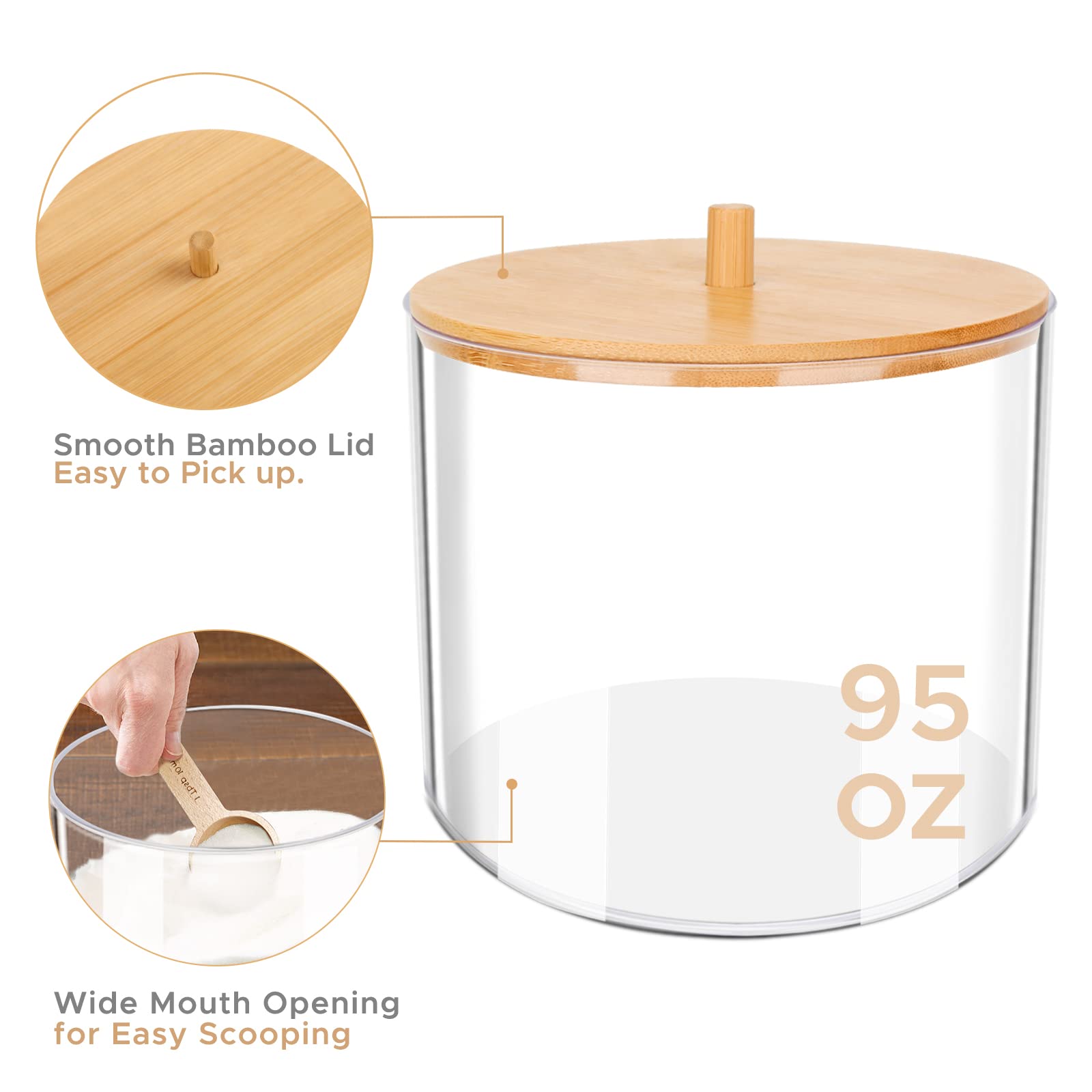 Snapklik.com : JYPS Large Capacity Laundry Pods Container