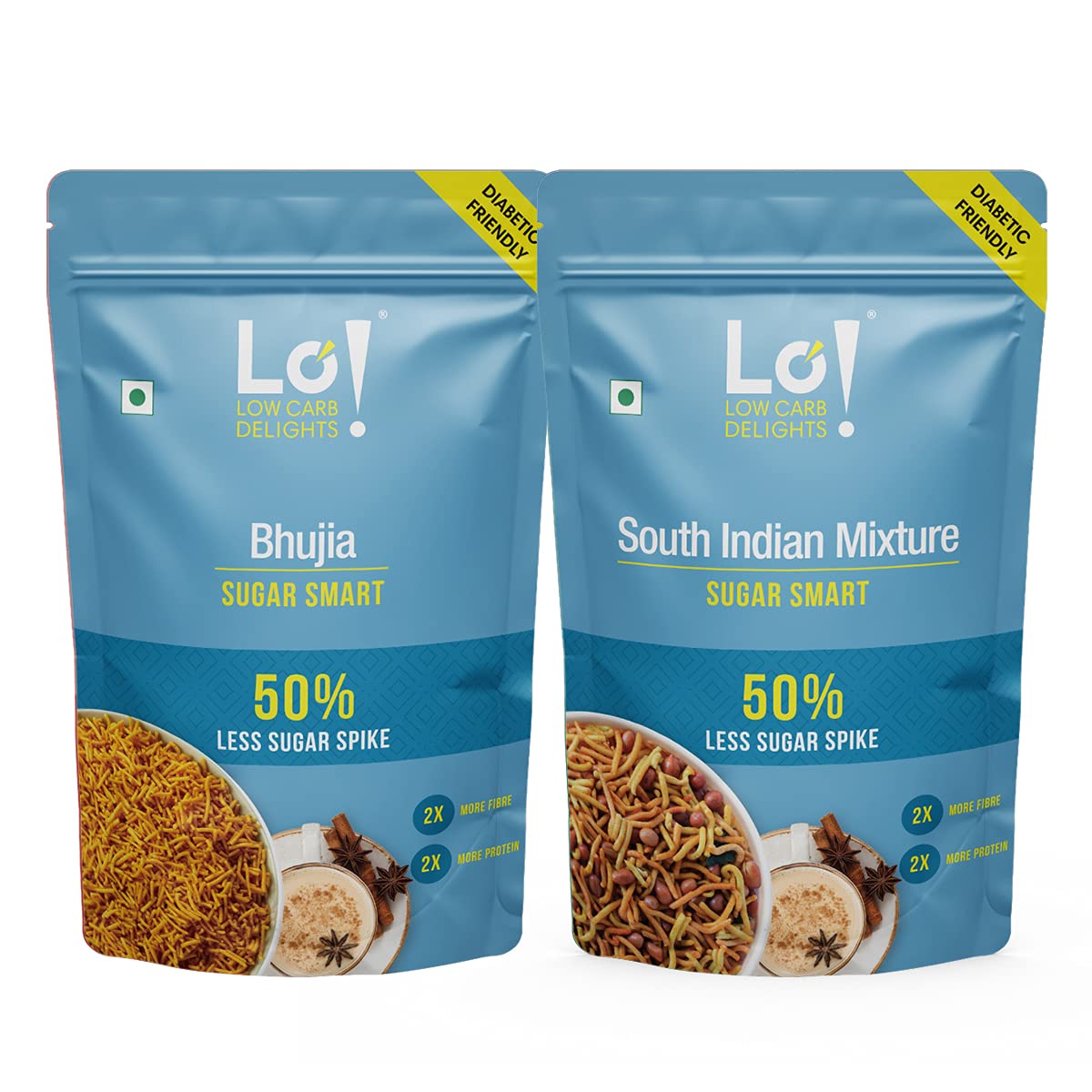 Buy Lo! Foods - ic Snacks Combo | South Indian Mixture (150g) and ...