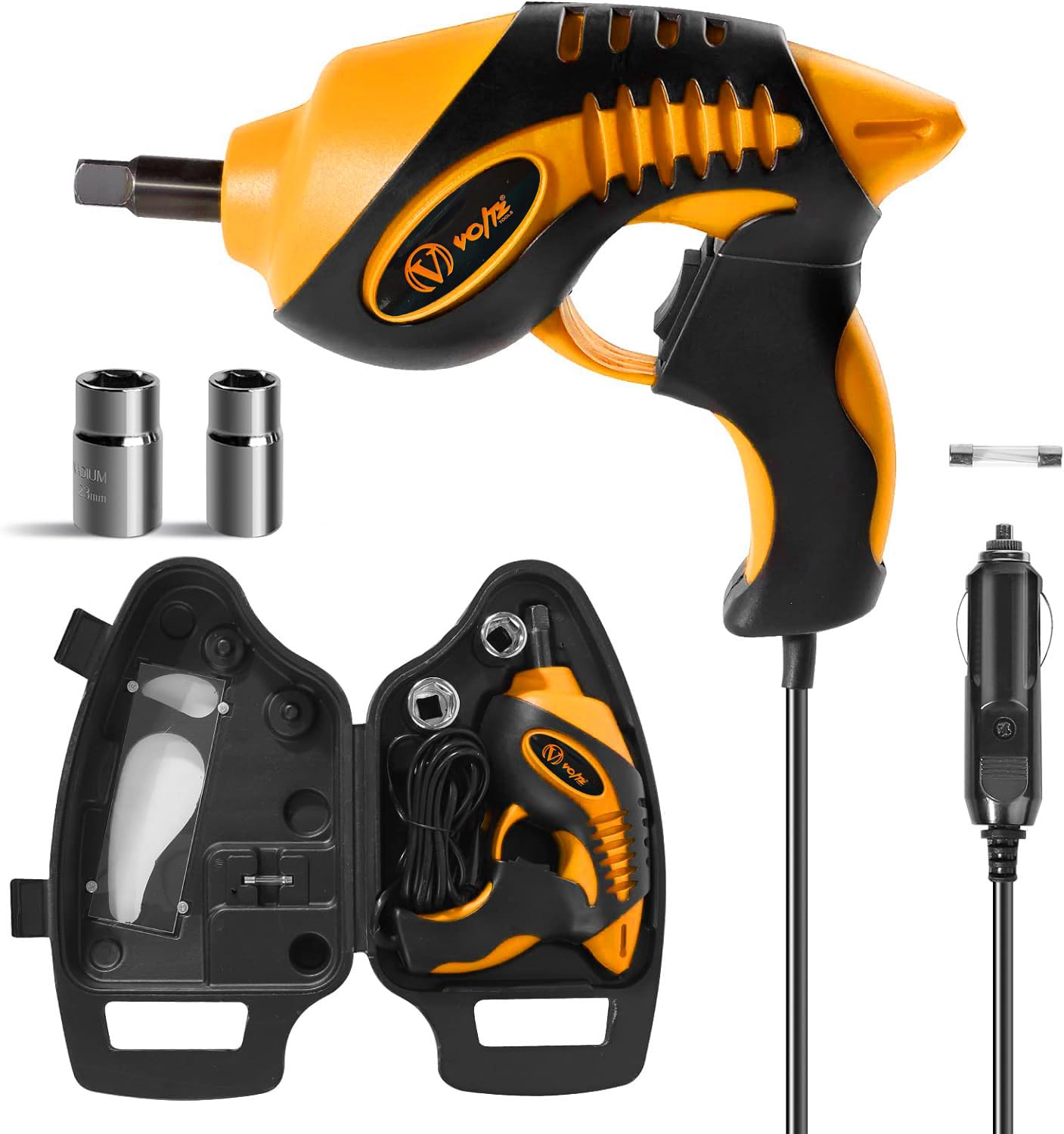 VOLTZ New Electric Wrench & Impact Driver Car Repair Tool : Amazon.in ...