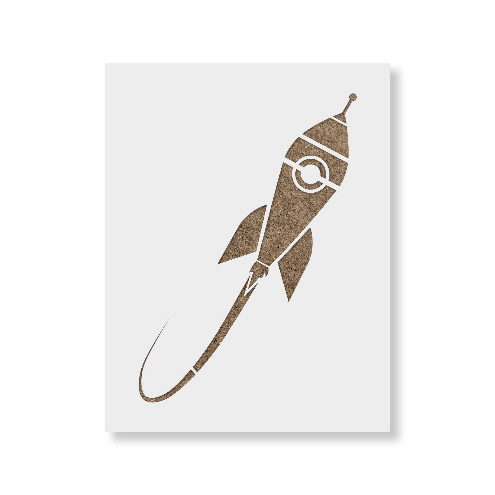 Amazon.com: Rocket Ship Stencil - Children Stencils, Kid Stencils ...