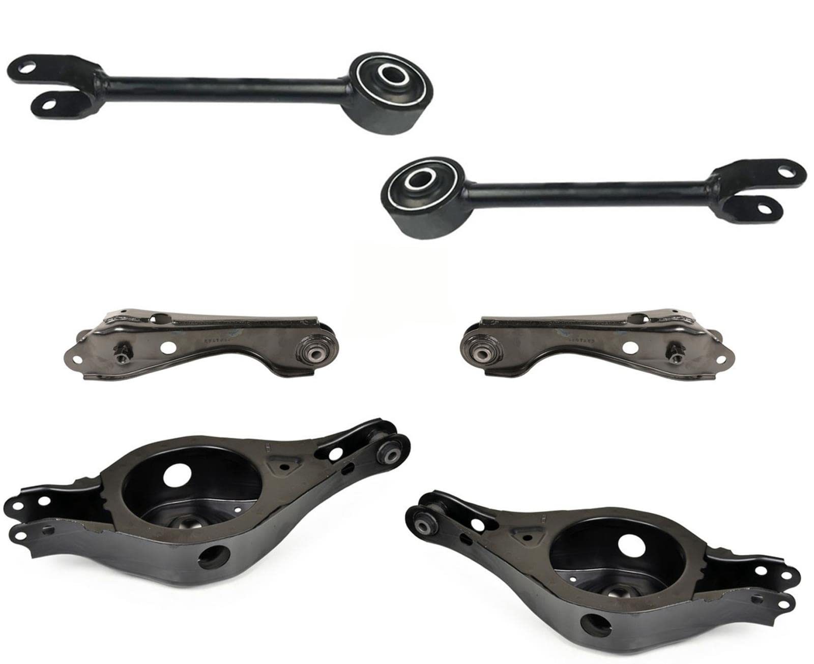Amazon.com: Rear Lateral Upper & Lower Control Arms Replacement Parts ...