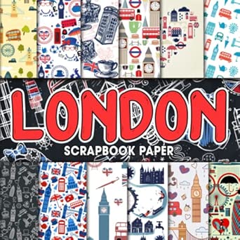 London Scrapbook Paper: Beautiful Pattern Scrapbooking Paper, Double ...