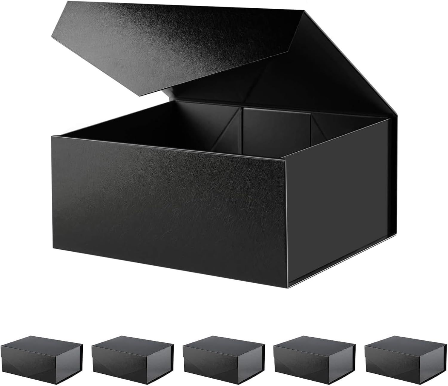 Amazon.com: BLK&WH 6 Gift Boxes 9x6.5x3.8 Inches, Black Gift Boxes ...