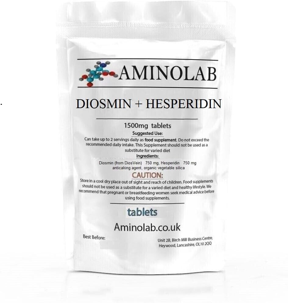Aminolab - DIOSMIN Hesperidin 1500mg 60 Tablets : Amazon.co.uk: Health ...