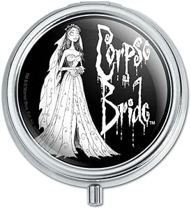 Amazon.com: Corpse Bride Logo and Silhouette Pill Case Trinket Gift Box ...