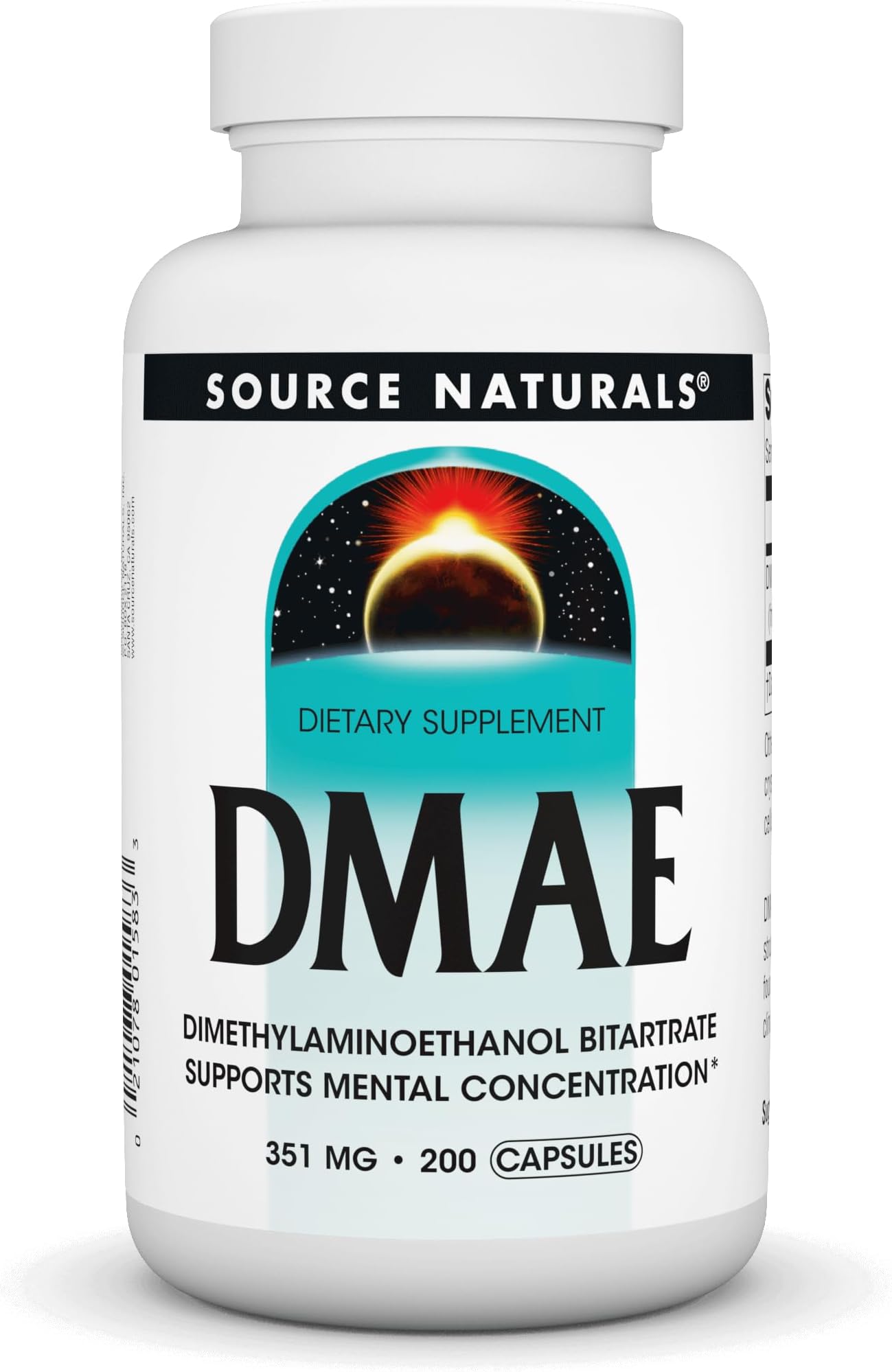 Amazon.com: Source Naturals DMAE, Dimethylaminoethanol Bitartrate ...