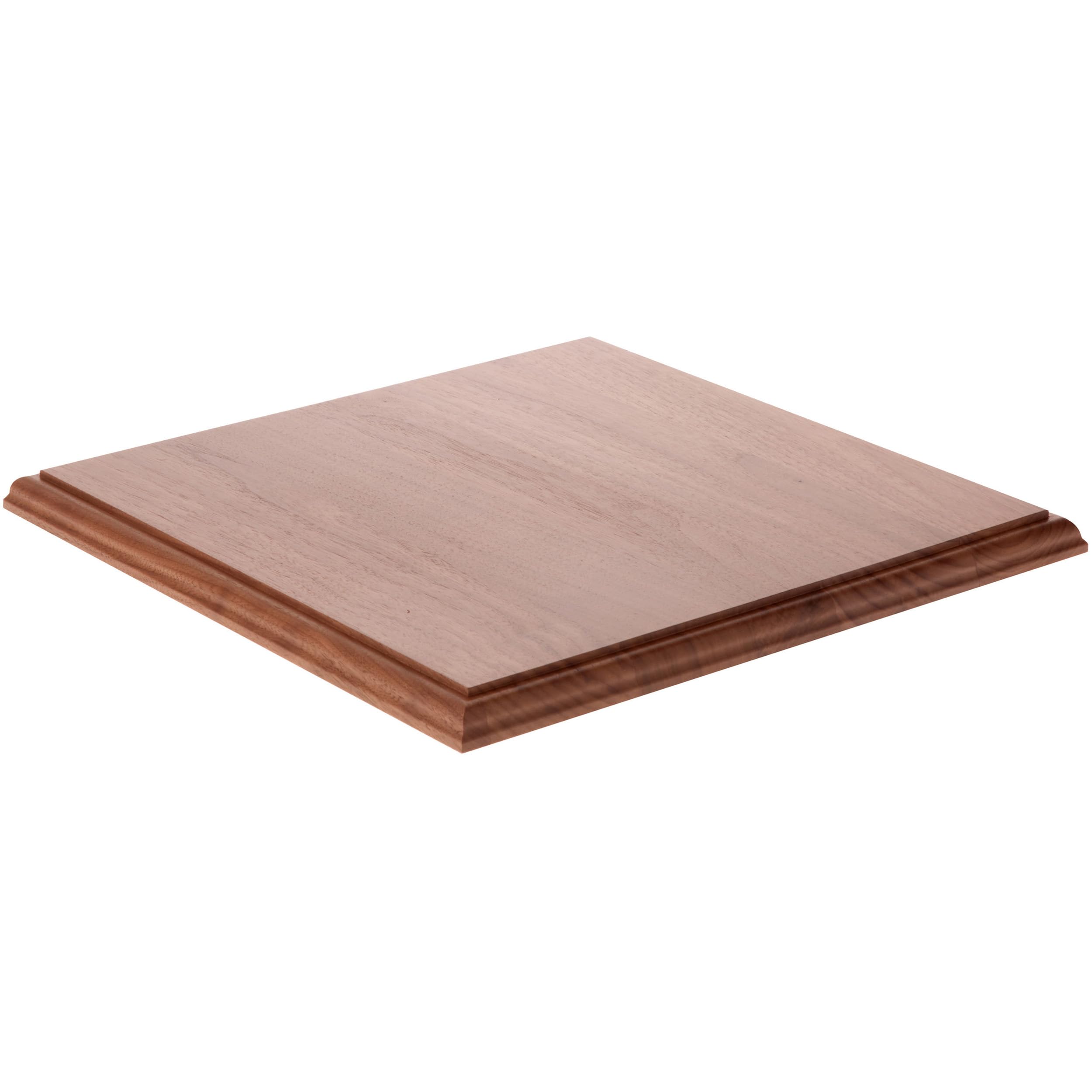 Amazon.com: Plymor Solid Walnut Square Wood Display Base with Ogee Edge ...