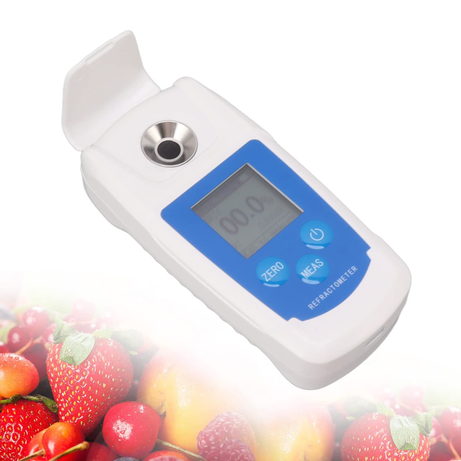 Brix Refractometer, Portable Digital Handheld Brix Refractometer, 0 to ...