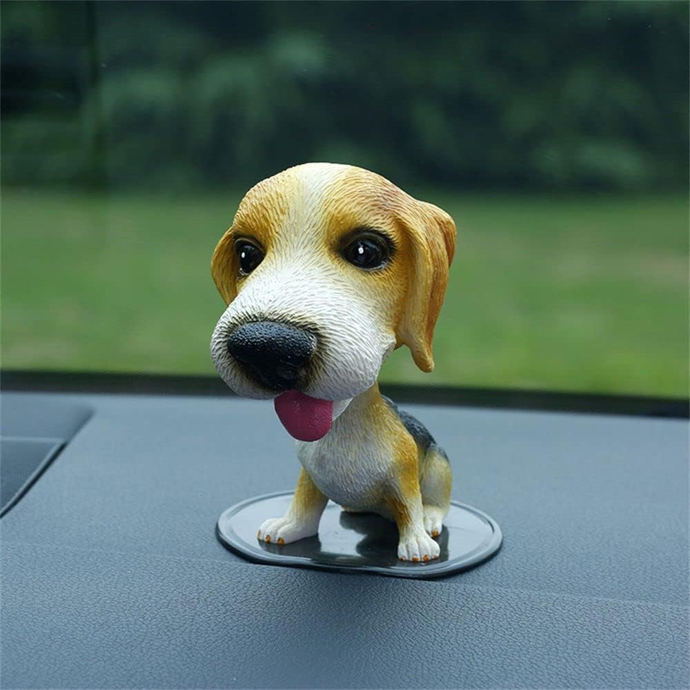 Amazon.com: Car Shake Head Dog Cute Puppy Car Dashboard Toys Car Spring ...