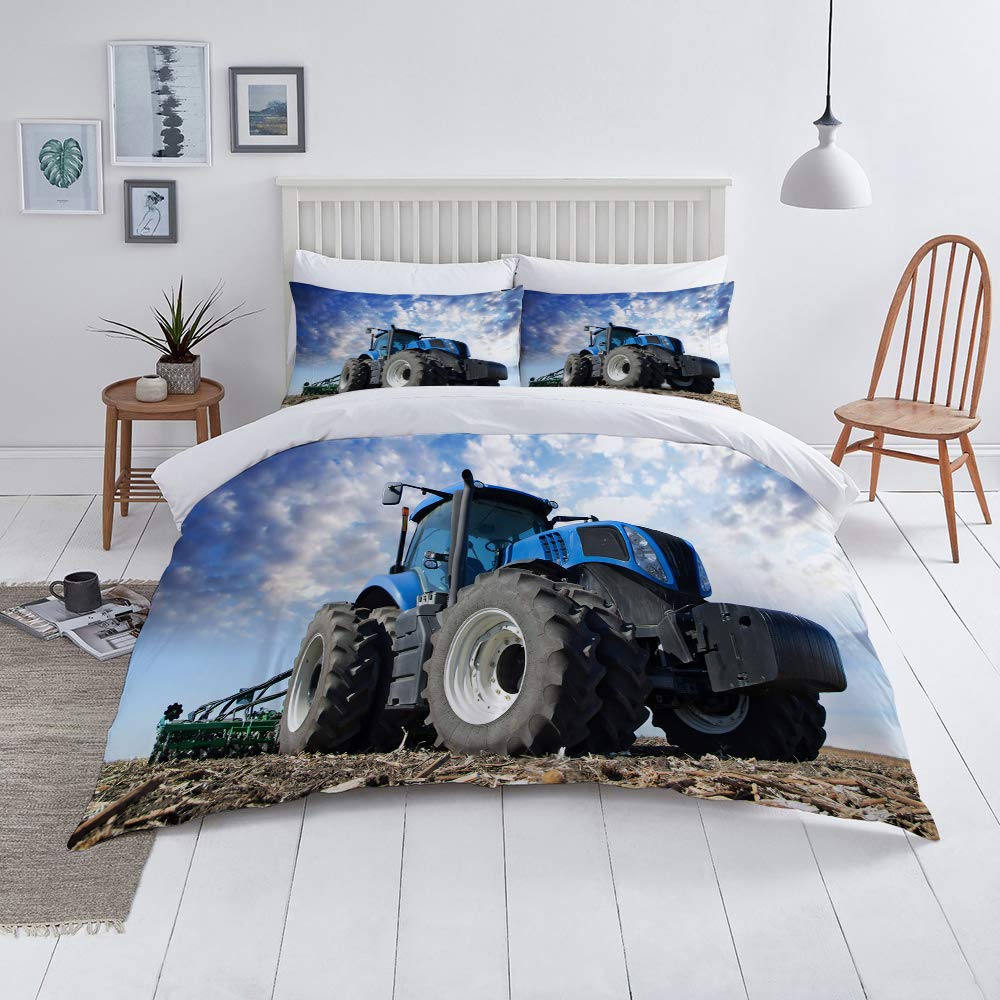 Making A Bed With Tractor In Field