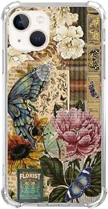 Amazon.com: Provilimony Butterfly Aesthetic Phone Case Compatible with ...