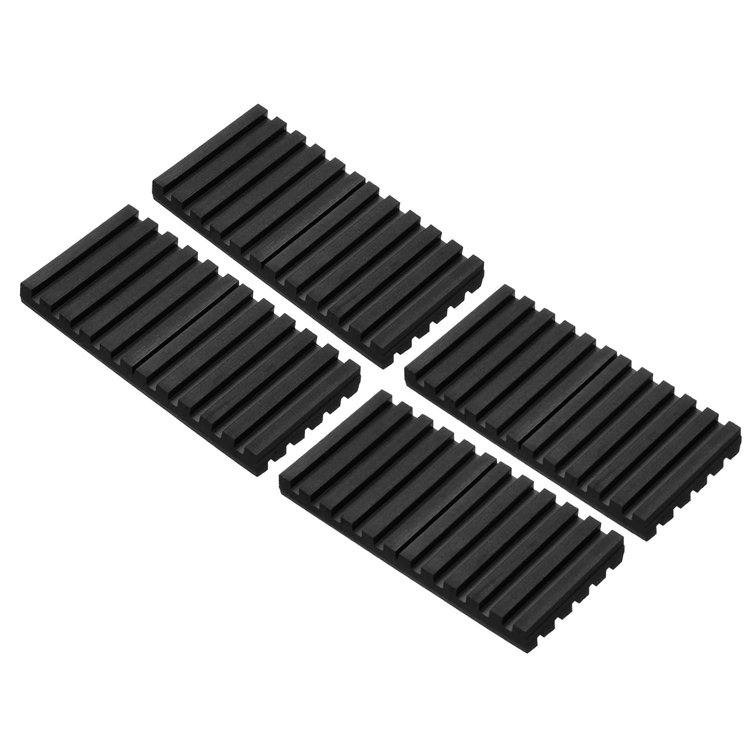 PATIKIL Rubber Anti-Vibration Pads, 4 Pcs Vibration Isolation Mats 4" x ...