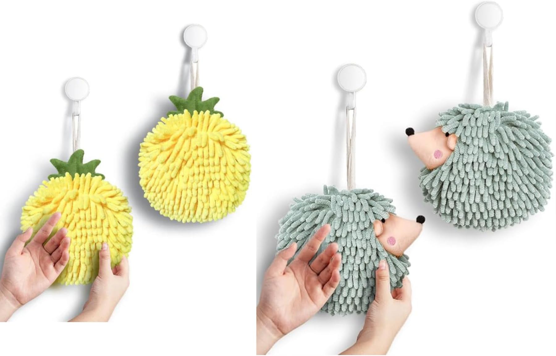 Amazon.com: Sophie & Panda Fruit Themed 4-Pack Hand Towel Bundle : Home ...