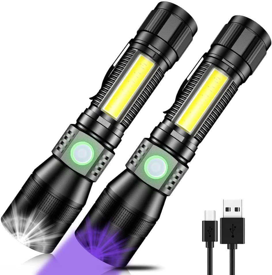 Torches, LED Torch Powerful Flashlight Torches USB Rechargeable for ...