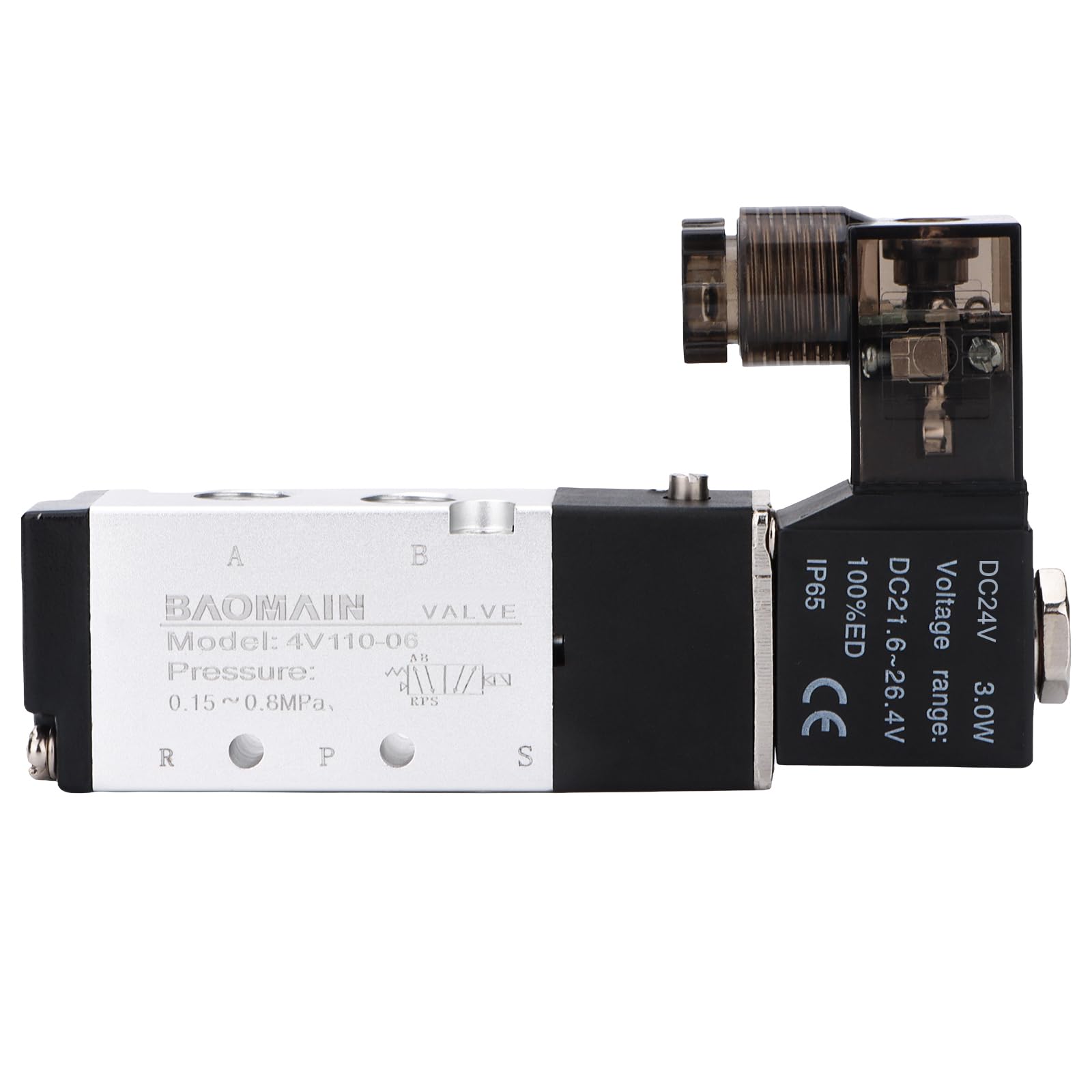 Snapklik.com : Pneumatic Solenoid Air Valve 4V110-06 DC24V 5 Way 2 ...