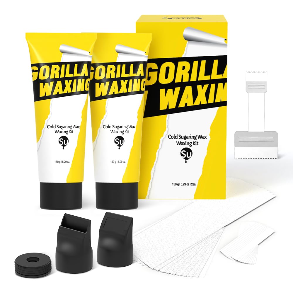 Amazon.com : Gorilla Ready-to-Use Cold Waxing Kit for Body, Face ...