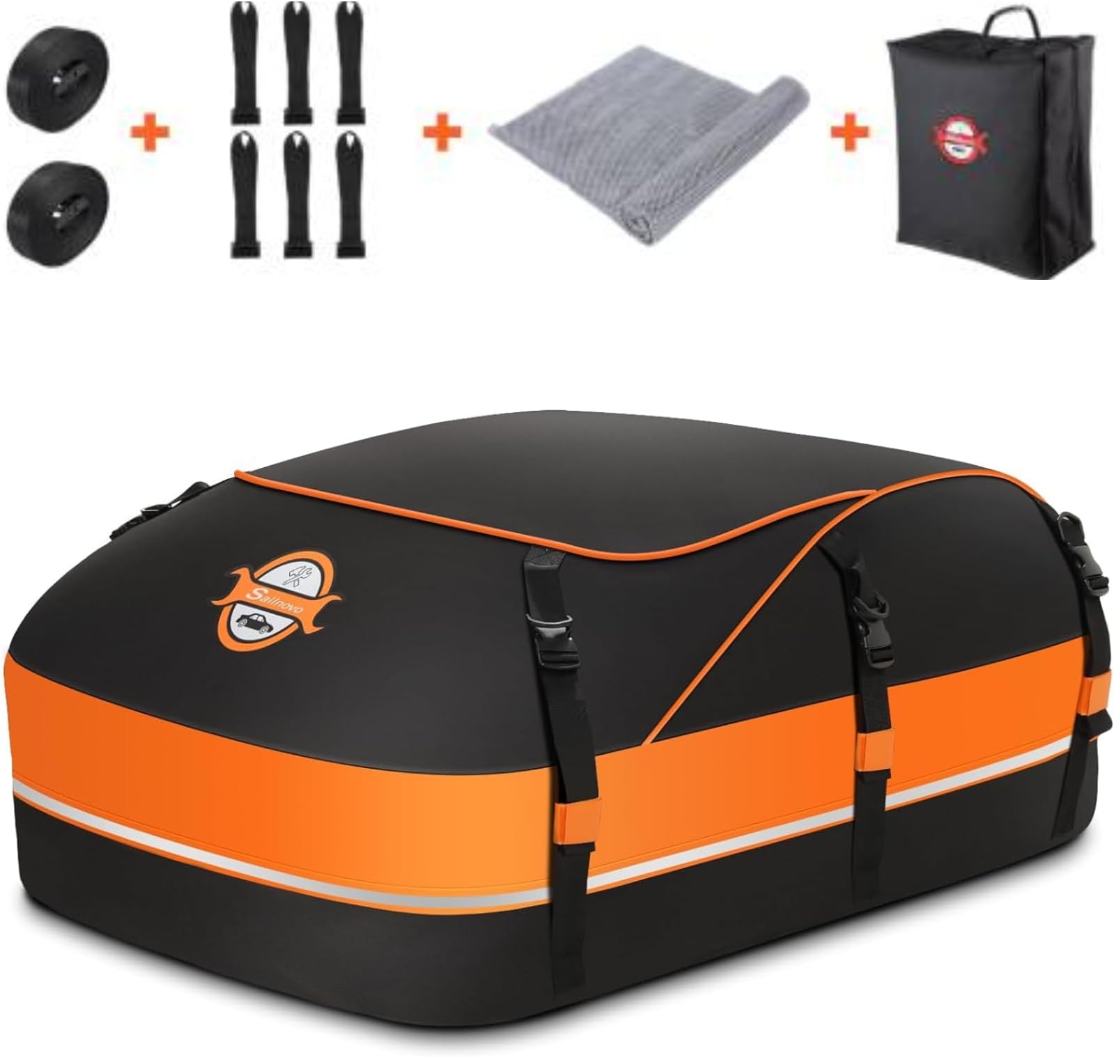 F Fellie Cover Faltbare Dachbox Auto Dachtasche 443L Auto Dachkoffer ...