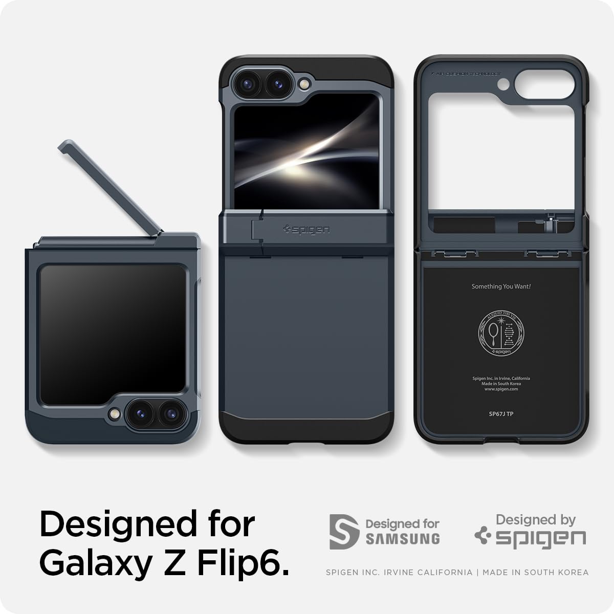 Snapklik.com : Spigen Tough Armor Pro Designed For Galaxy Z Flip 6 Case