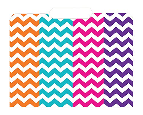 Top Notch Teacher Products Chevron File Folders : Amazon.in: Office ...