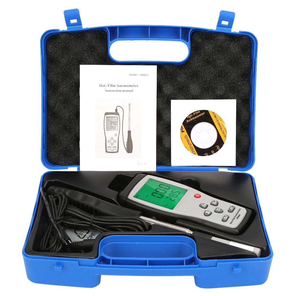 Buy Wal front Digital Anemometer Wind Speed Air Velocity Temperature ...