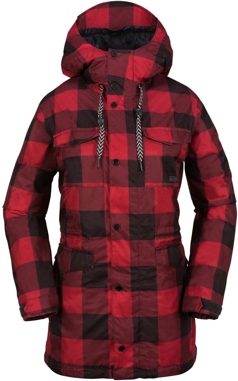 Amazon.com: Volcom Women's Taylor Jacket, red, XS : Clothing, Shoes ...