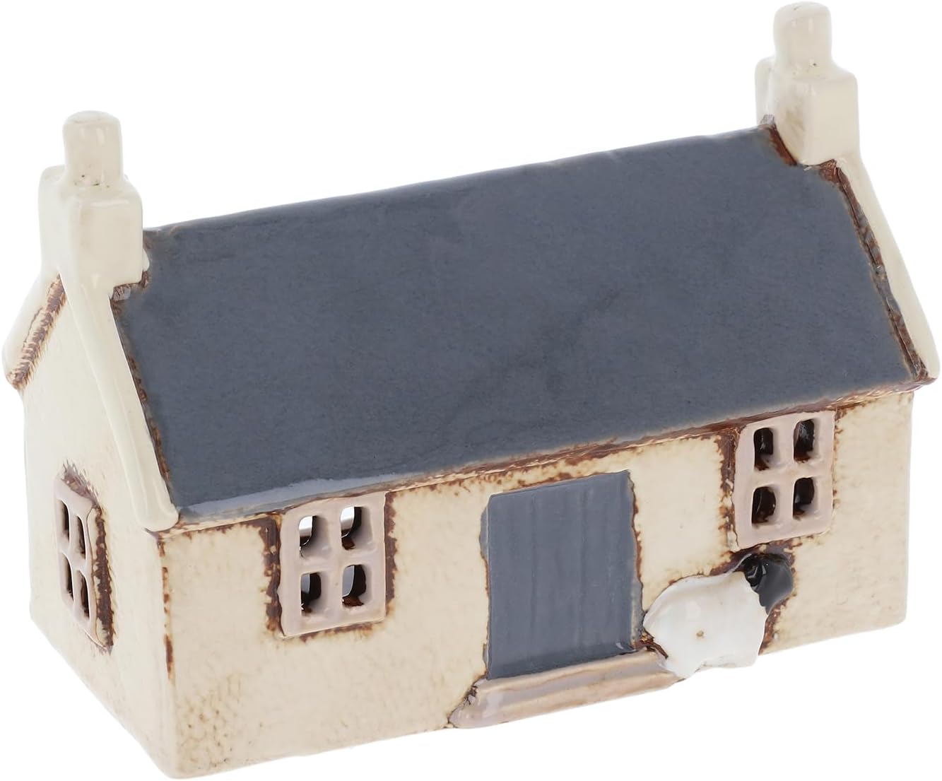 Shudehill Giftware Village Pottery Tealight Holder Ceramic House Croft ...