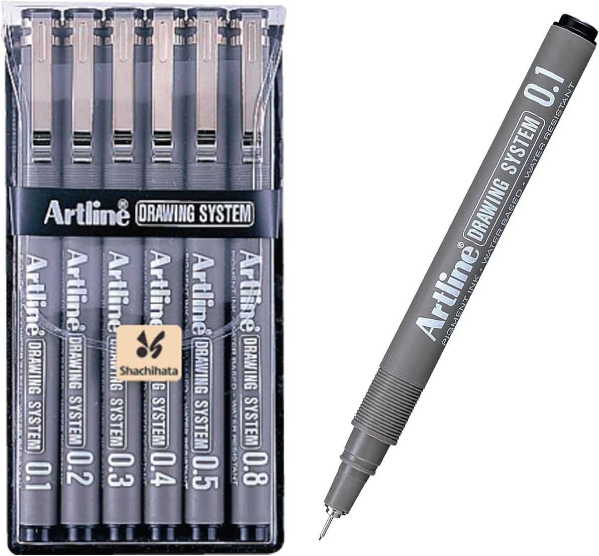 Amazon.com : Artline drawing system pen - black 0.5 mm writing width ...