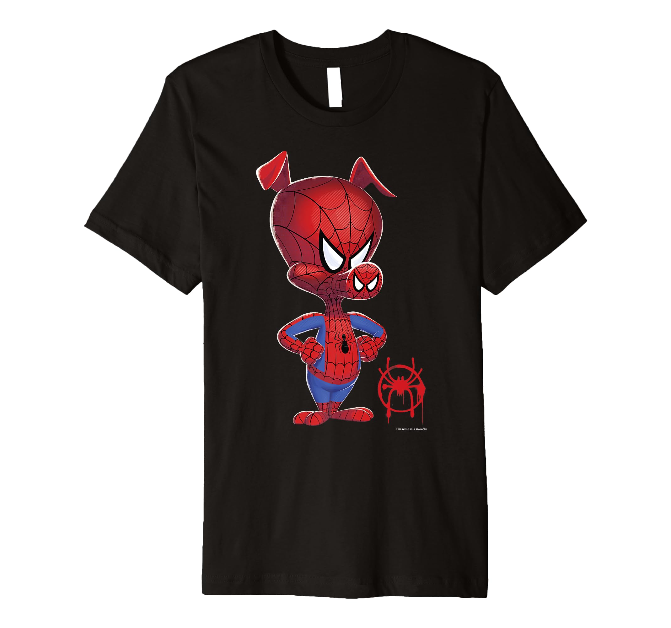 Amazon.com: Marvel Spider-Man Spiderverse Spider-Ham Premium T-Shirt ...
