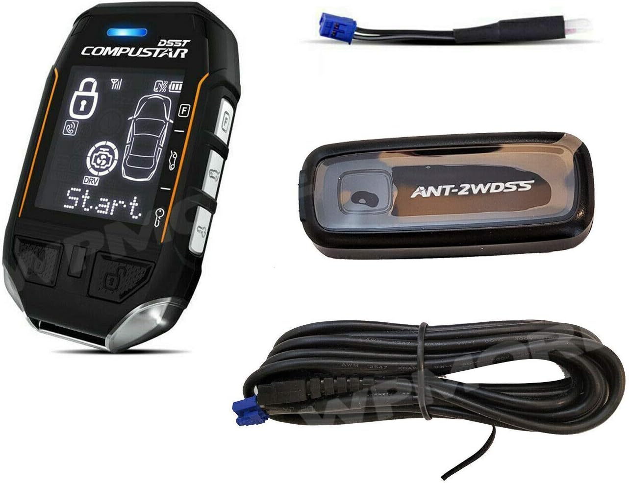 Amazon.com: Generic Compustar 2WT11R-SS 3-Mile LCD Remote + ANT-2WDSS ...