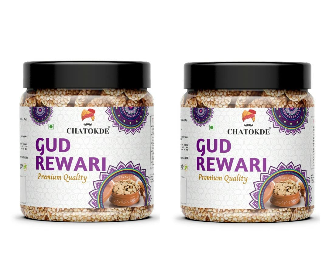 CHATOKDE Gur Ki Rewadi or Rewri | Sweet Revari Sesame & Jaggery | Gud ...