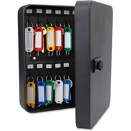 Amazon.com: DURABLE Wall Mounted Secure Key Cabinet with Combination ...