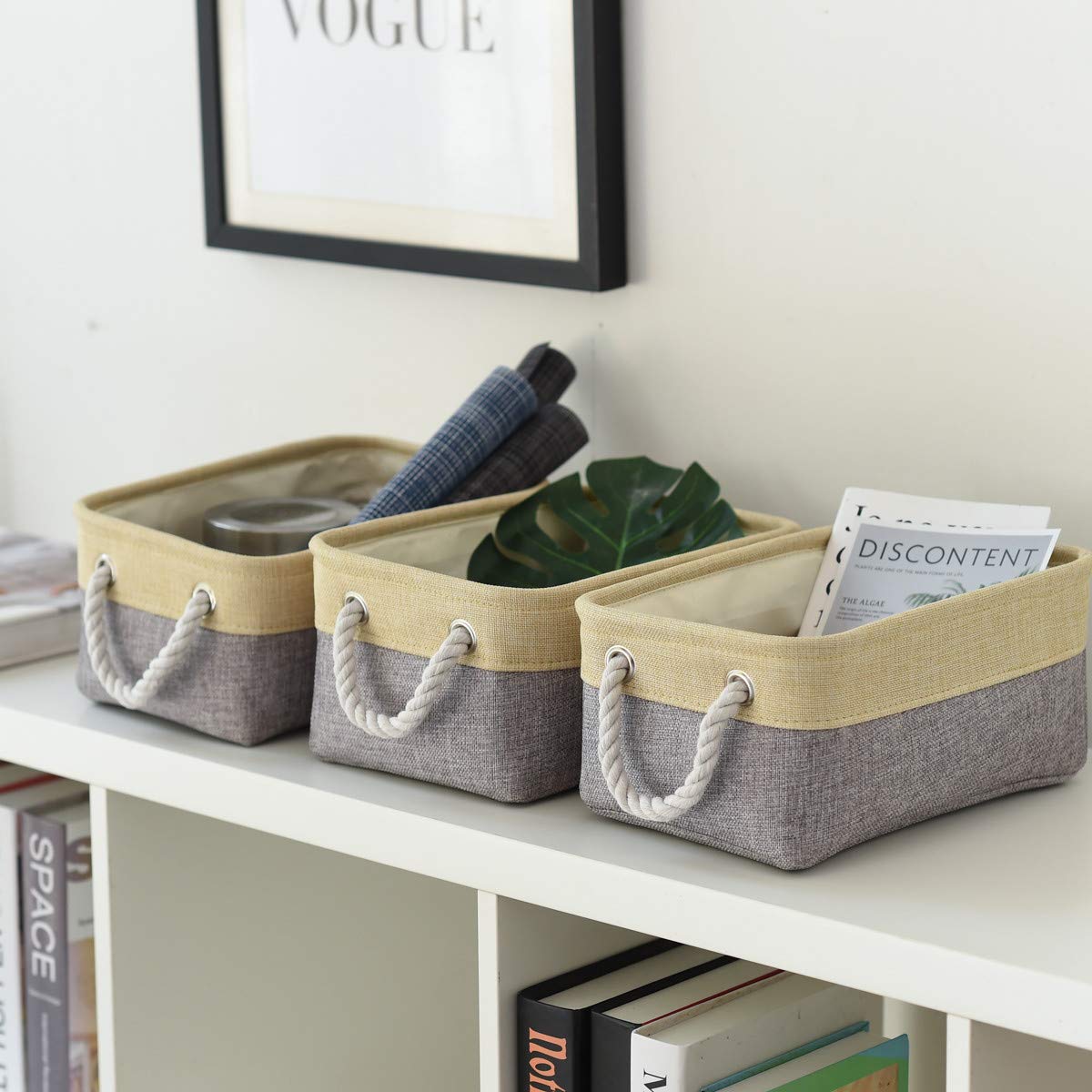 Snapklik.com : TheWarmHome Storage Baskets For Organizing - 118x78x52 ...
