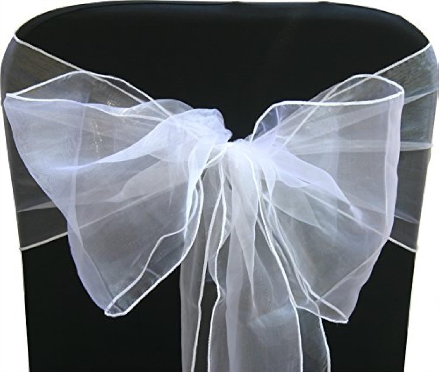 Amazon.com: Elegant Organza Chair Sashes Sheer Fabric Sashes for ...