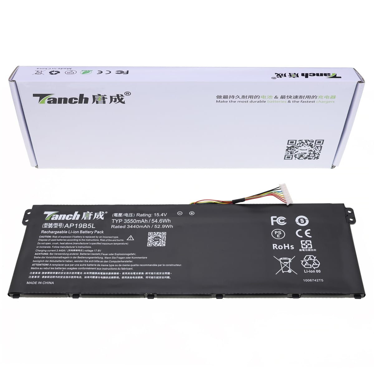 AP19B5L Laptop Battery Replacement for ACER Aspire 5 A515-56G-77WL A515 ...