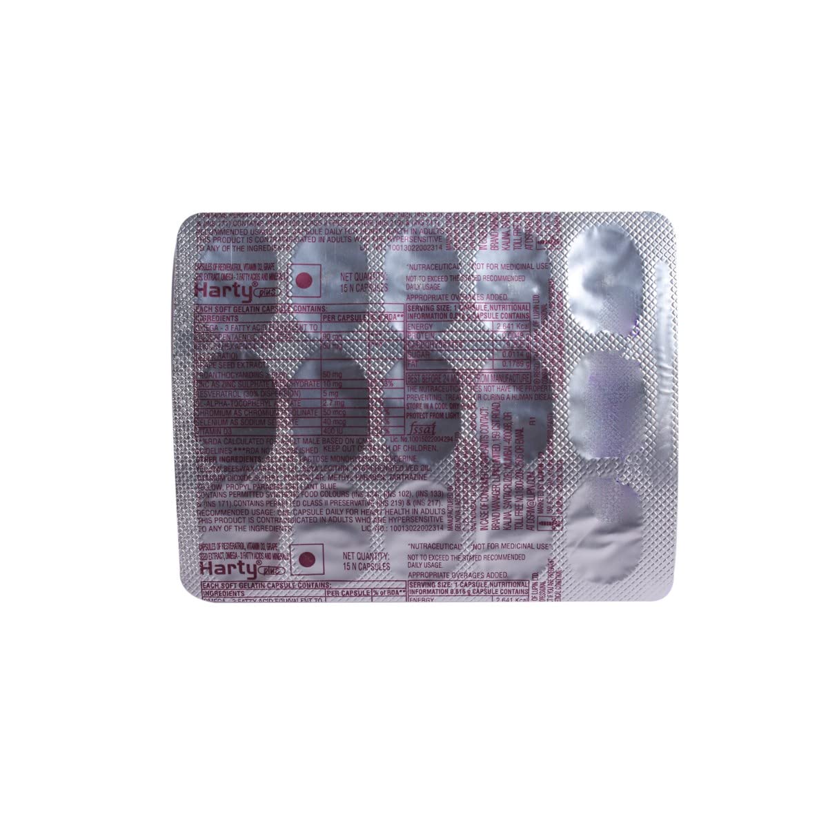 Harty Plus - Strip of 15 Capsules : Amazon.in: Health & Personal Care