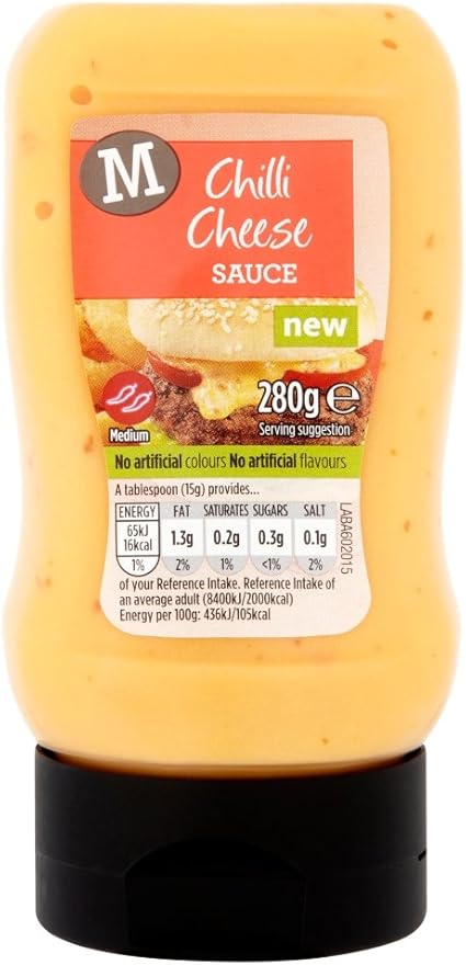 Morrisons Chilli Cheese Sauce 280G : Amazon.co.uk: Grocery
