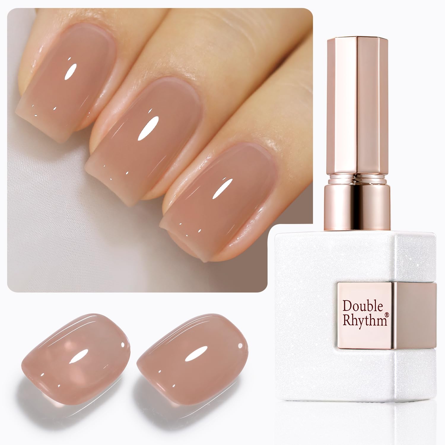 Amazon.com : Double Rhythm 0.50 OZ Gel Polish Pastel Light Dark Deep ...